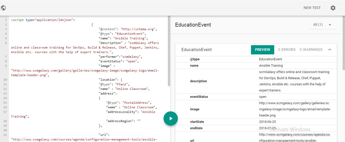 How to display event details in site search results - Cotocus