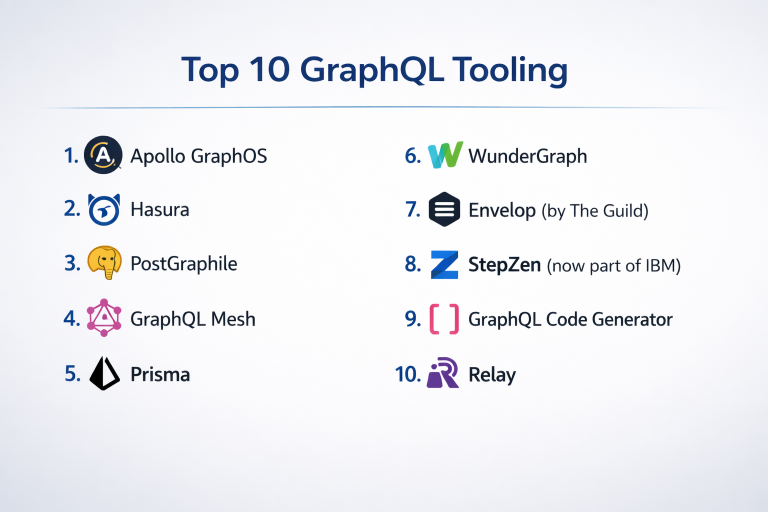 Top 10 GraphQL Tooling: Features, Pros, Cons & Comparison - Cotocus