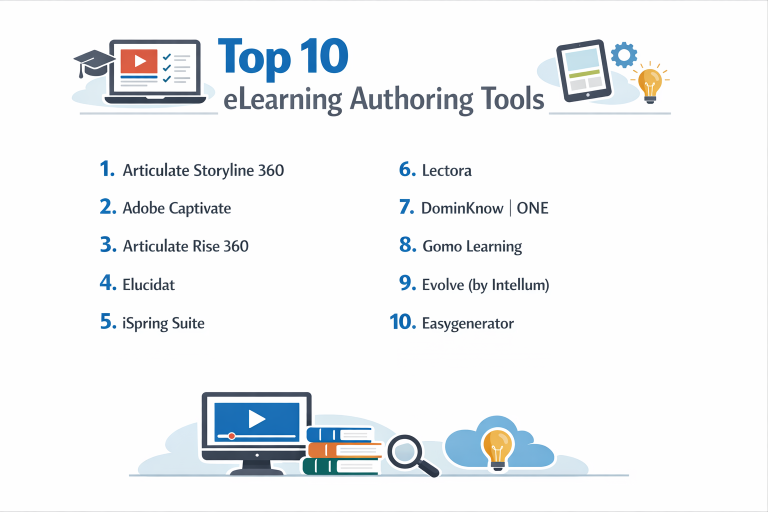Top 10 eLearning Authoring Tools: Features, Pros, Cons & Comparison ...