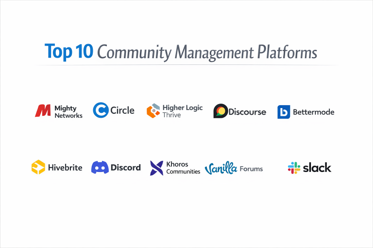 Top 10 Community Management Platforms: Features, Pros, Cons ...