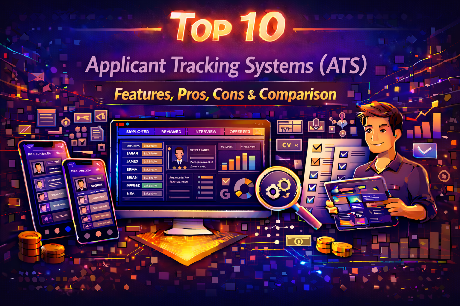 Top 10 Applicant Tracking Systems (ATS): Features, Pros, Cons ...