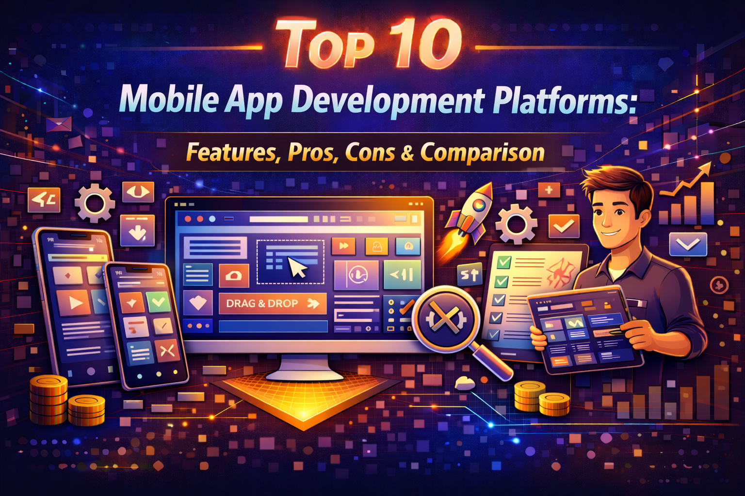 Top 10 Mobile App Development Platforms: Features, Pros, Cons ...