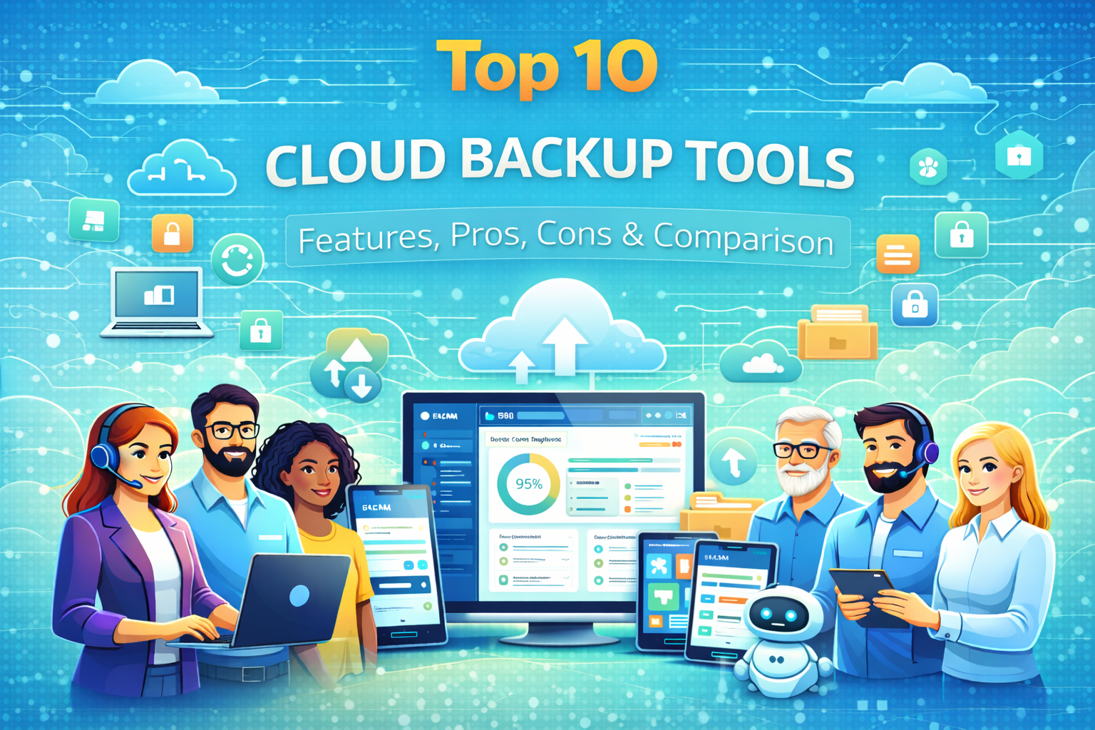 Top 10 Cloud Backup Tools: Features, Pros, Cons & Comparison - Cotocus