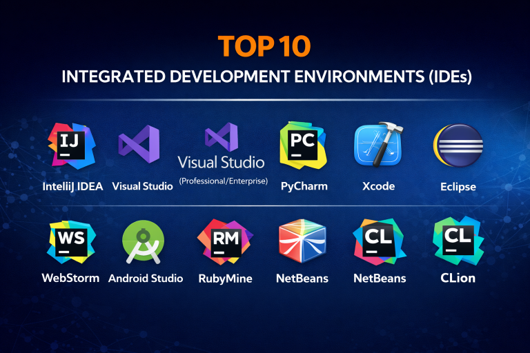 Top 10 Integrated Development Environments (IDEs): Features, Pros, Cons ...