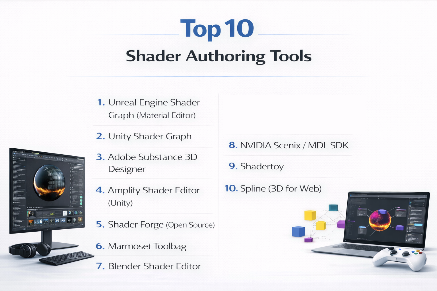 Top 10 Shader Authoring Tools: Features, Pros, Cons & Comparison - Cotocus
