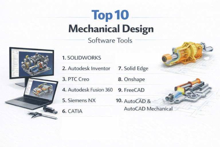 Top 10 Mechanical Design Software: Features, Pros, Cons & Comparison ...