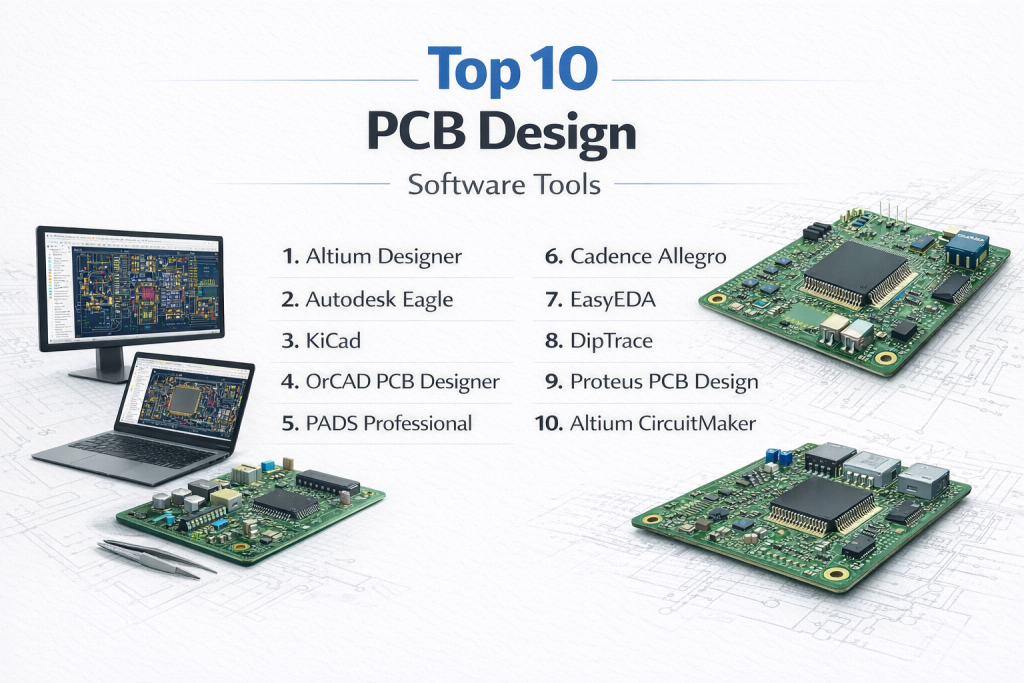 Top 10 PCB Design Software: Features, Pros, Cons & Comparison - Cotocus