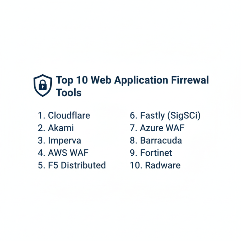 Top 10 Web Application Firewall (WAF): Features, Pros, Cons & Comparison - Cotocus
