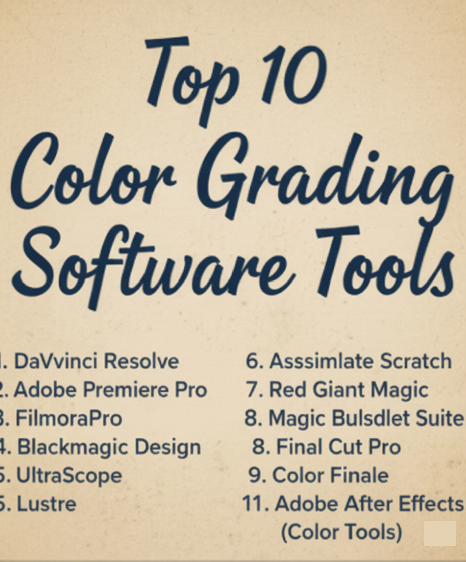 Top 10 Color Grading Software: Features, Pros, Cons & Comparison - Cotocus