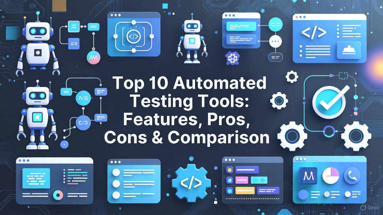 Top 10 Automated Testing Tools: Features, Pros, Cons & Comparison - Cotocus