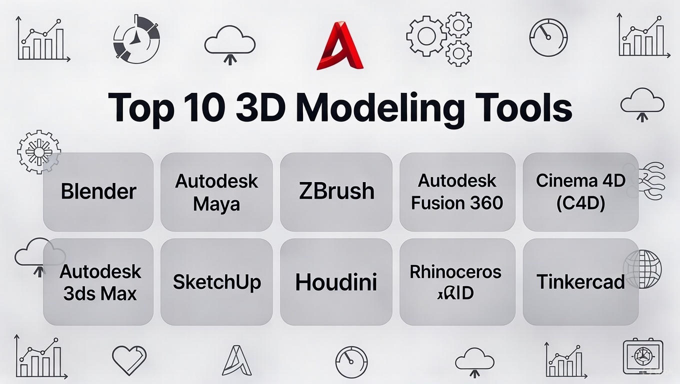 Top 10 3D Modeling Tools: Features, Pros, Cons & Comparison - Cotocus