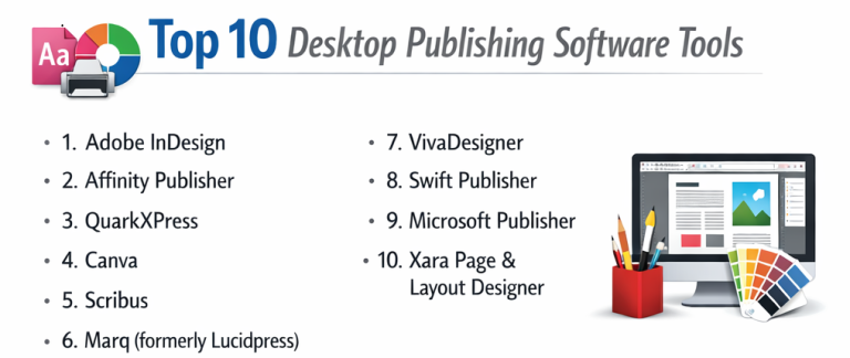 Top 10 Desktop Publishing Software: Features, Pros, Cons & Comparison ...