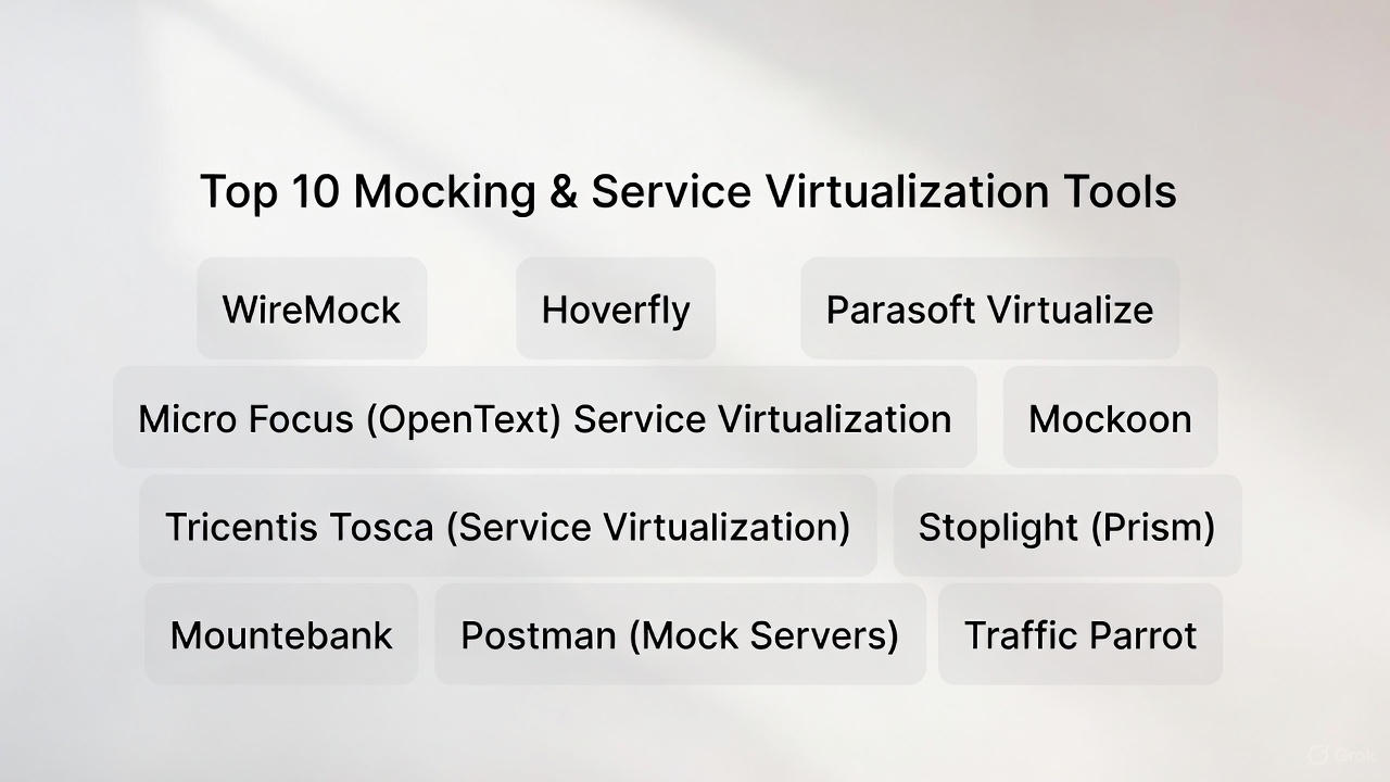 Top 10 Mocking & Service Virtualization Tools: Features, Pros, Cons ...