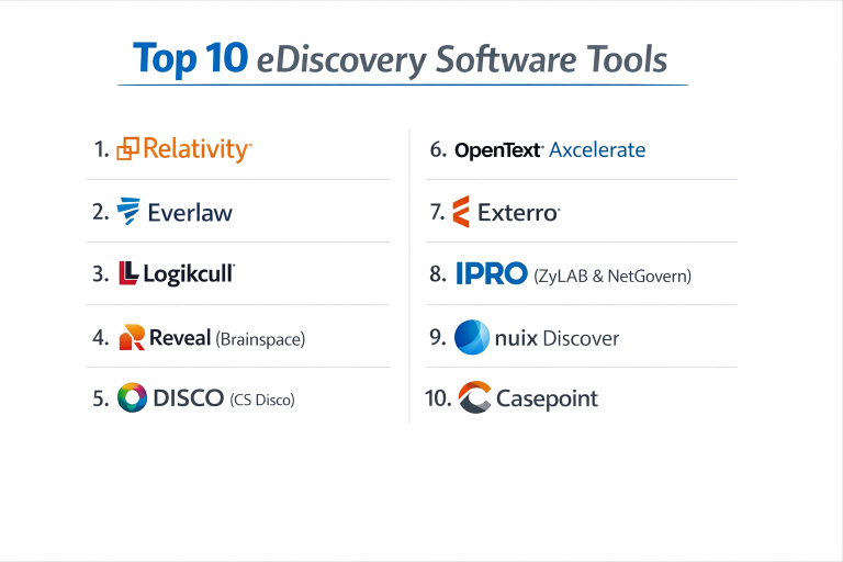 Top 10 eDiscovery Software: Features, Pros, Cons & Comparison - Cotocus
