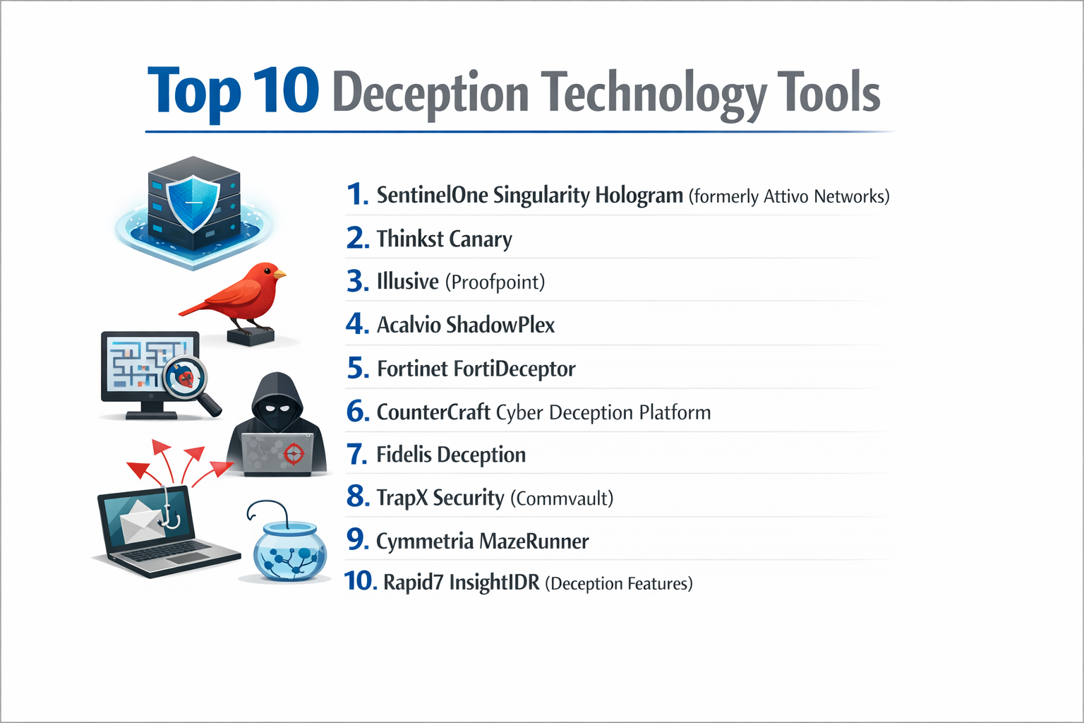 Top 10 Deception Technology Tools: Features, Pros, Cons & Comparison ...