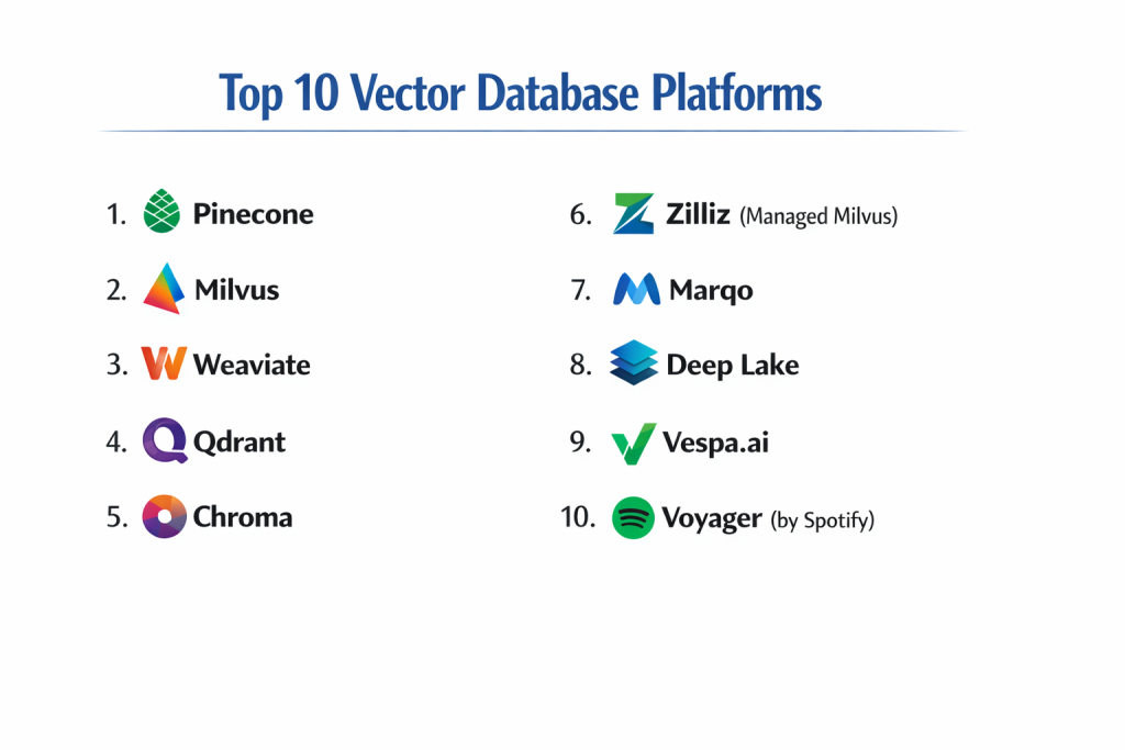 Top 10 Vector Database Platforms: Features, Pros, Cons & Comparison ...