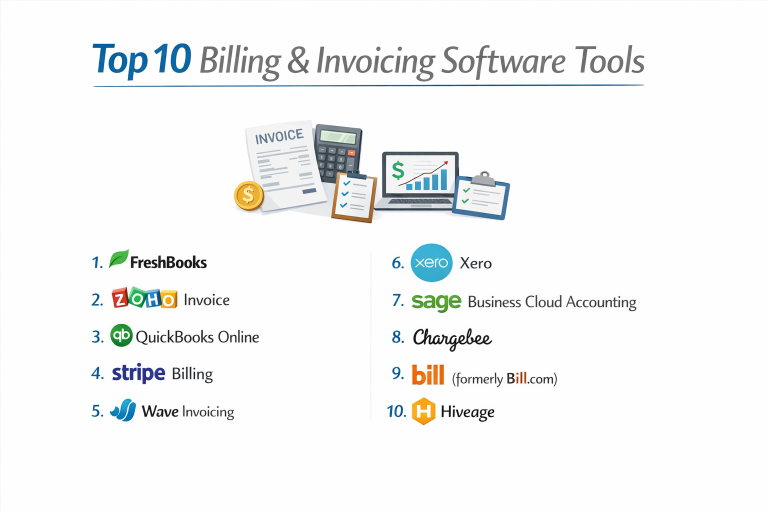Top 10 Billing & Invoicing Software: Features, Pros, Cons & Comparison ...