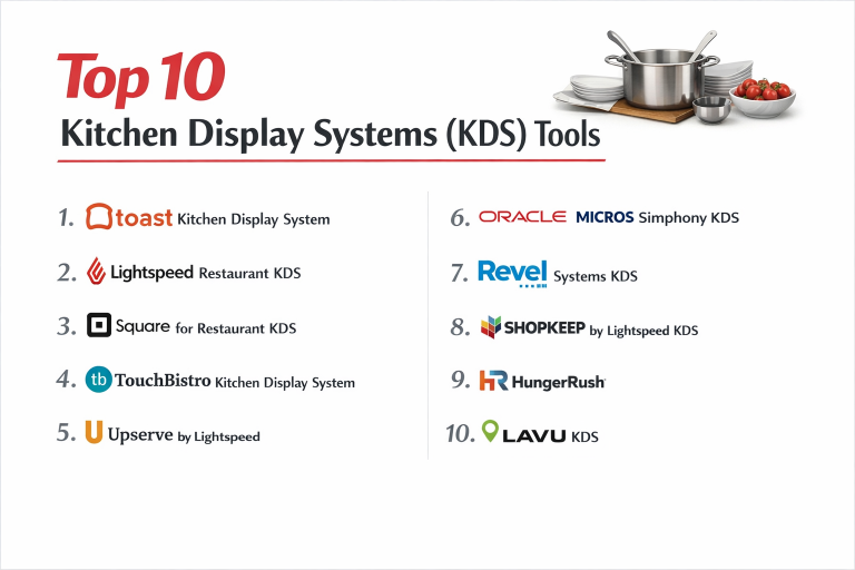 Top 10 Kitchen Display Systems (KDS): Features, Pros, Cons & Comparison ...