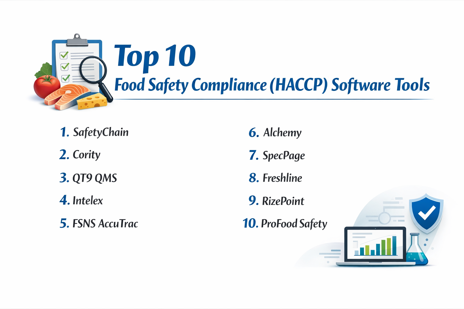 Top 10 Food Safety Compliance (HACCP) Software: Features, Pros, Cons ...