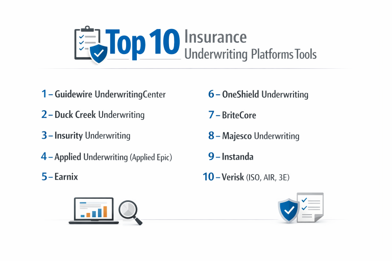 Top 10 Insurance Underwriting Platforms: Features, Pros, Cons ...