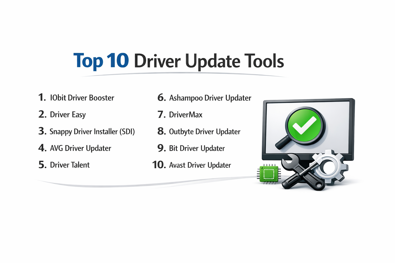 Top 10 Driver Update Tools: Features, Pros, Cons & Comparison - Cotocus