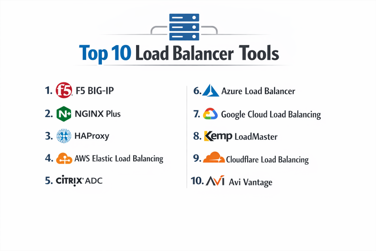 Top 10 Load Balancers: Features, Pros, Cons & Comparison - Cotocus