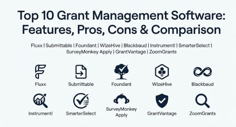 Top 10 Grant Management Software: Features, Pros, Cons & Comparison ...
