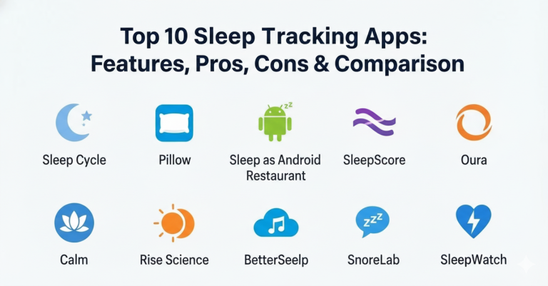 Top 10 Sleep Tracking Apps: Features, Pros, Cons & Comparison - Cotocus