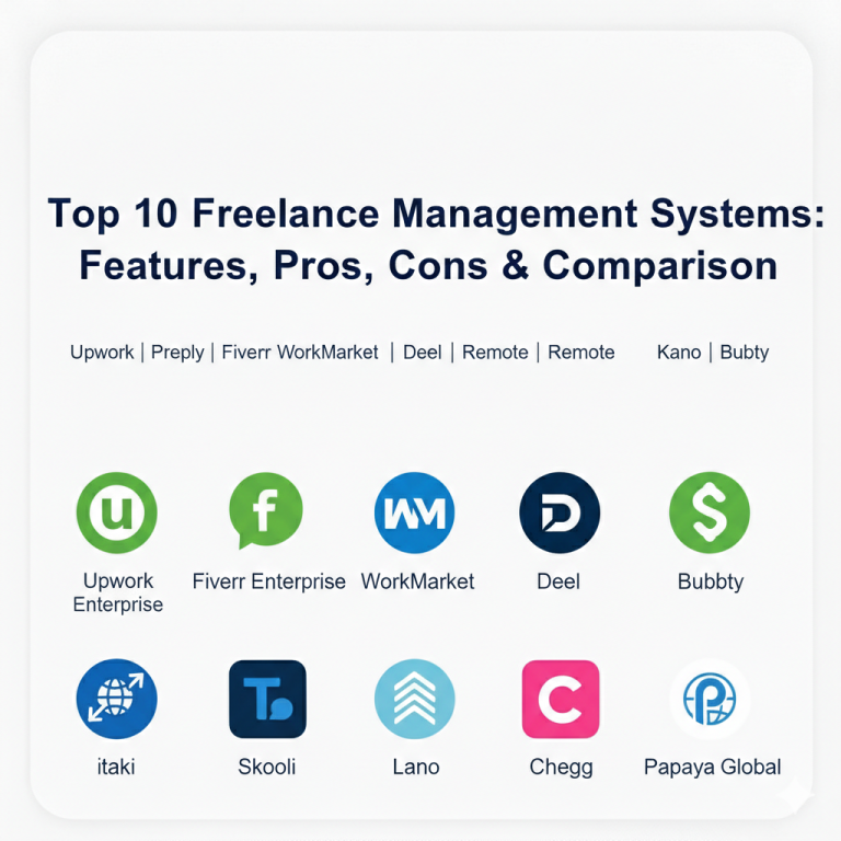 Top 10 Freelance Management Systems: Features, Pros, Cons & Comparison ...