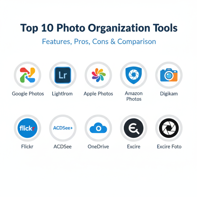 Top 10 Photo Organization Tools: Features, Pros, Cons & Comparison ...