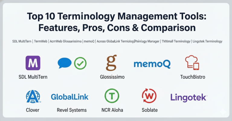 Top 10 Terminology Management Tools: Features, Pros, Cons & Comparison ...