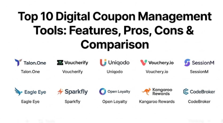 Top 10 Digital Coupon Management Tools: Features, Pros, Cons ...