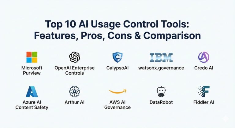 Top 10 AI Usage Control Tools: Features, Pros, Cons & Comparison - Cotocus